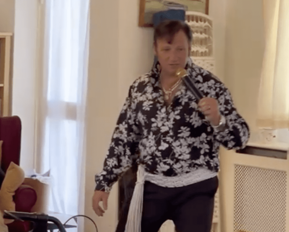 Elvis Tribute Act Delights Care Home Audience